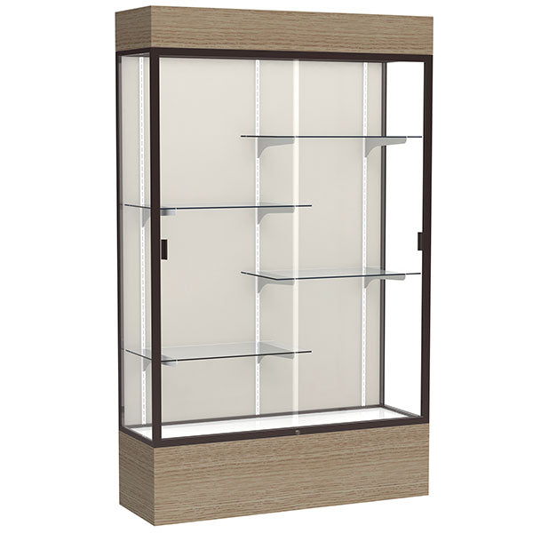 Ghent Waddell Reliant Lighted Freestanding Floor Display Case (2174, 2 ...